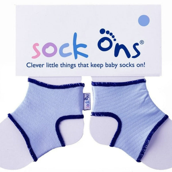 Baby Sock Ons - Light blue – Double 8 Holdings
